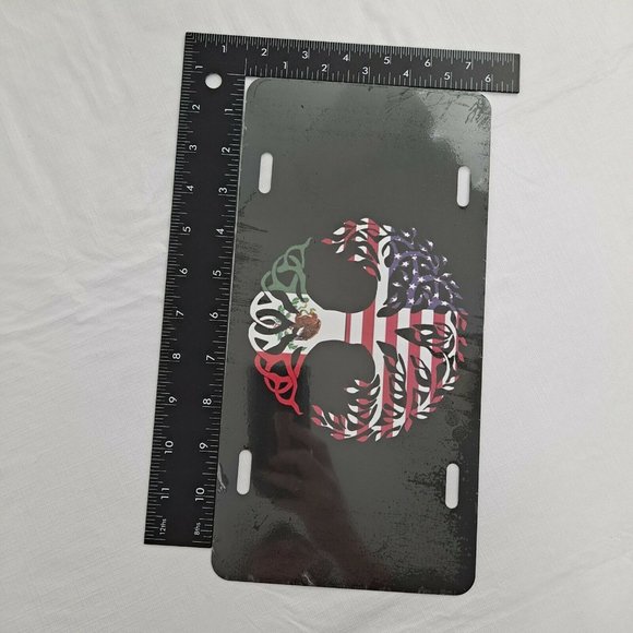 Unbranded | Other | License Plate Tree American Mexican Flag Emblem ...